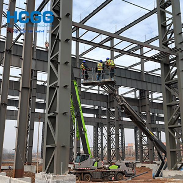 Quality Industrial Heavy Duty Steel Building Rapid Installation High Load Bearing Custom Colors for sale