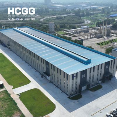 China High Strength Steel Structure Workshop Building Rapid Erection Column Free Interiors for sale