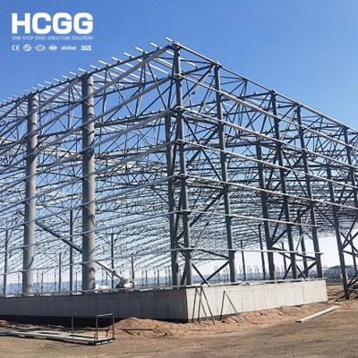 China PEB Steel Structure Workshop Factory Customized Metal Space Frame Structural Building for sale