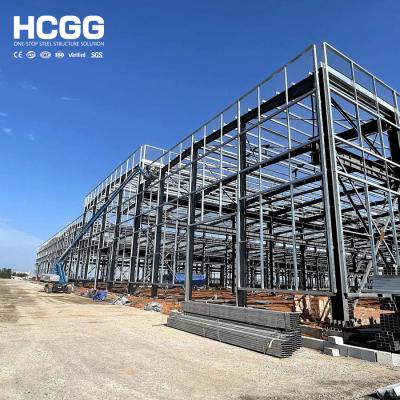 China Q355 Material Prefabricated Steel Structure Corrosion Free Lightweight Design Pre Engineered for sale