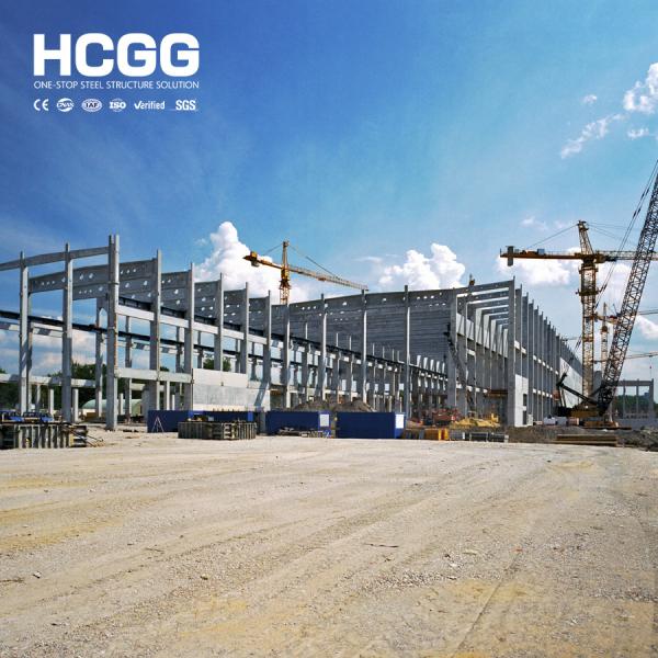 Quality Q345 S355JR Steel Portal Frame Warehouse Seismic Resistance Steel Structure Architecture for sale