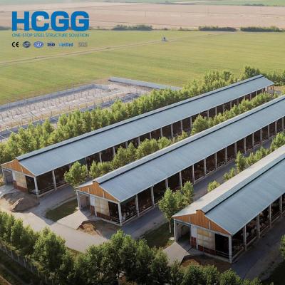 China H Beam Light Steel Structure Prefab Agricultural Buildings Weather Resistant Rust Proofing for sale