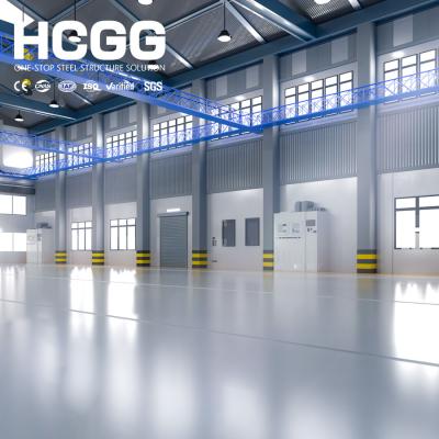 China Fast Install Light Steel Frame Warehouse Workshop Q355B Prefab Metal Building ISO 3834 for sale