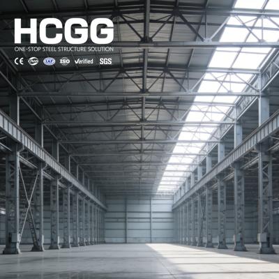 China Pre-engineered Bolt Steel Structure Garage Workshop Warehouse Building With Sandwich Panel And Galvanized Steel Frame for sale