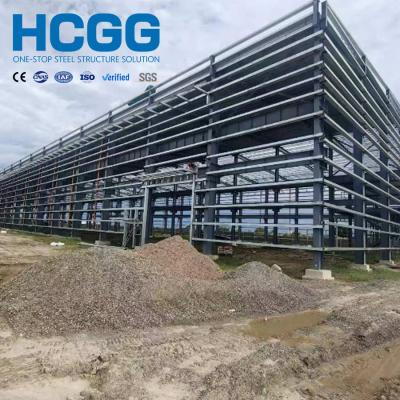 China Prefab　High Strength Industrial Steel Structure Fast Construction Windproof  Earthquake Resistant　Custom Design for sale