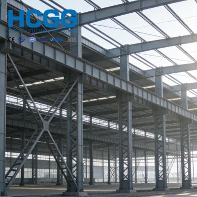 China PEB Steel Metal Frame Storage Warehouse Workshop Logistics Distribution Industrial Storage Steel Building for sale