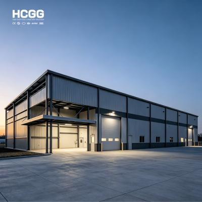 China Steel Structure Warehouse suitable for automated storage systems with wide clear span and flexible interior configurations for sale