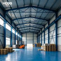 China Steel Structure Warehouse engineered for quick installation low maintenance cost optimized for maximum usable interior space for sale