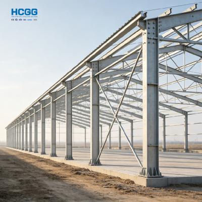 China Durable Steel Structure Poultry House Designed for Broiler Layer Breeder and Hatchery Farms with Flexible Layout and Easy Expansion Options for sale