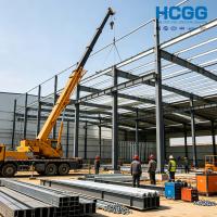 China Heavy Steel Structure fabricated to meet strict engineering specifications ensuring consistent and structural performance for sale