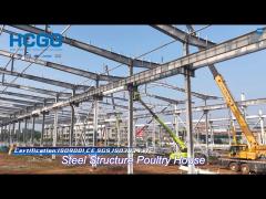 customizable size poultry farm building structure thermal insulation large space design
