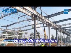 hot dip galvanized prefabricated heavy steel construction building easy maintenance