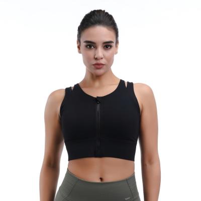 China High Impact Reflective Vest Sports Bra Sustainable for Running for sale