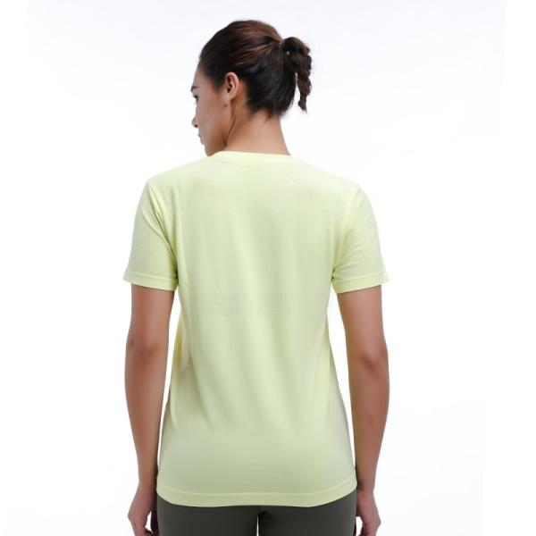 Quality Mesh Panel Compression Short Sleeve Shirts Regular Fit Breathable for sale