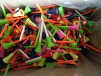 China Rubber Golf Tee with Plastic Shaft 56mm 72mm 85mm Durable Reusable Golf Tees for sale
