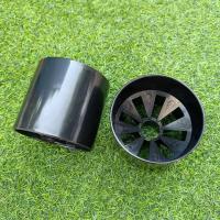 China Plastic Golf Cup 10.8cm Diameter White Black Durable Practice Hole Cup for sale