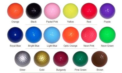 Chine boules de golf de couleur à vendre