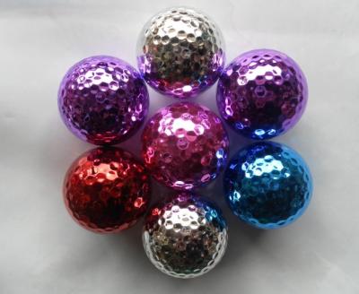 China metal color golf ball for sale