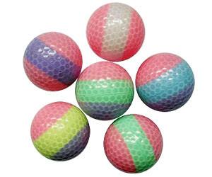 China crystal golf ball/ladies golf ball for sale