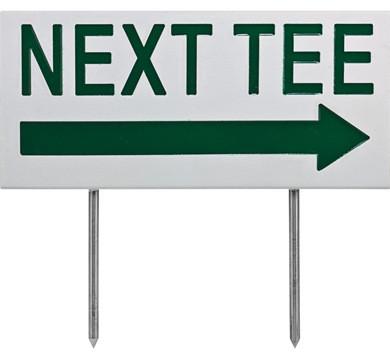 Golf unterzeichnet Zeichen, die Zeichen offene Tabelle Golf spielen