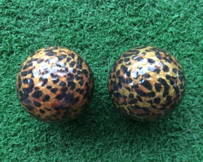 China transparent golf ball with Leopard , cooleye for sale