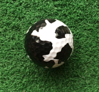 China Custom Logo Golf Balls with Panda Design 3-Piece Surlyn Cover for Promotional Events for sale