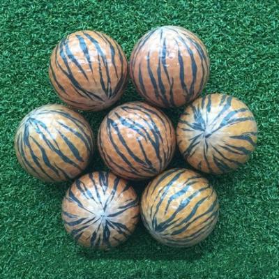 China Custom Transparent Golf Ball with Leopard CoolEye Design 50mm Diameter for sale