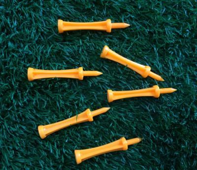 China yellow golf tee , golf tees , plastic golf tee for sale