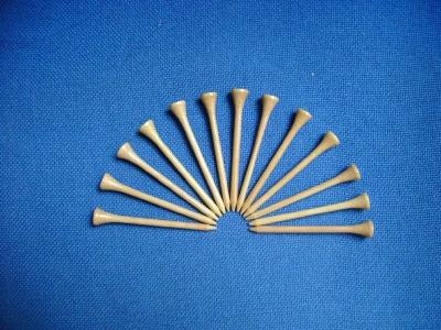 China Bamboo Golf Tee 83mm Eco Friendly Natural Biodegradable Golf Tees Bulk for sale