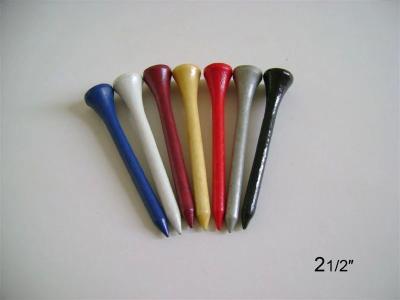 China wooden golf tee , wood golf tee , golf tees , golf tee with 64mm for sale