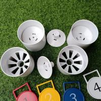 China Plastic Golf Cup Set with Flag Shaft 83cm Height 10.8cm Cup Diameter for sale