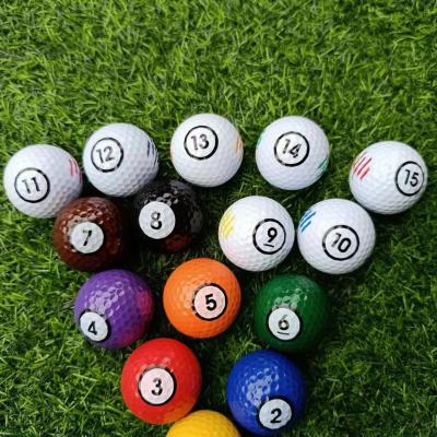 China mini golf ball low bounce golf ball with two pieces  mini golf ball putter ball putting ball billiard ball zu verkaufen