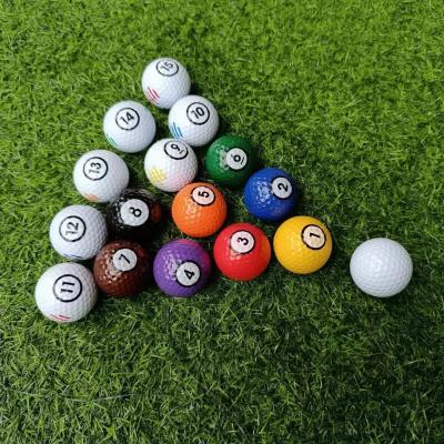 China mini golf ball low bounce golf ball with two pieces  mini golf ball putter ball putting ball billiard ball zu verkaufen