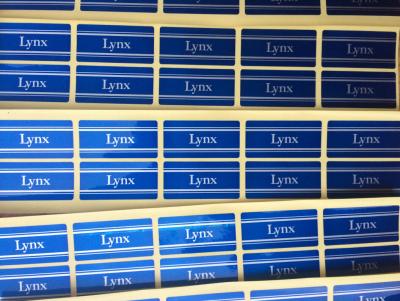 China Custom Golf Shaft Labels Waterproof Durable 2x1 Inch 50 Pack for sale
