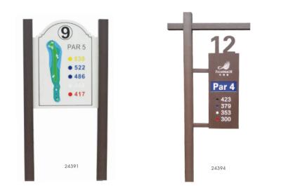 China Laminated Plastic Tee Singnage for sale