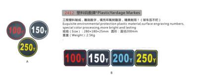 Chine Marqueurs en plastique de métrage à vendre