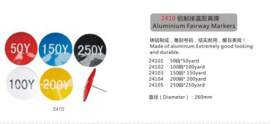 Chine Marqueurs en aluminium de fairway à vendre