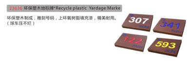 Chine Recycler le plastique Yardage Marke à vendre