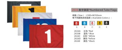 China Nummerierte Rohr-Flaggen zu verkaufen
