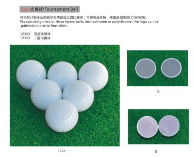 China Tournament Golf Ball for sale