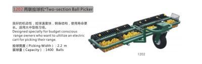 Chine Sélecteur de balles à deux sections à vendre