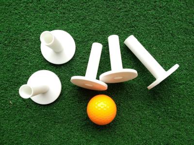 China Premium Rubber Golf Tees Durable 2.75 Inch Reusable Golf Tees for Driving Range for sale