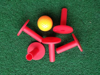 China Premium Rubber Golf Tees Durable 2.75 Inch Pack of 50 for Driving Range for sale