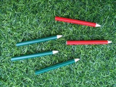 China Hexagongolfbleistift, sechseckiger Golfbleistift, Golfbleistift, hölzerner Bleistiftradiergummi, hölzerner Golfbleistift zu verkaufen