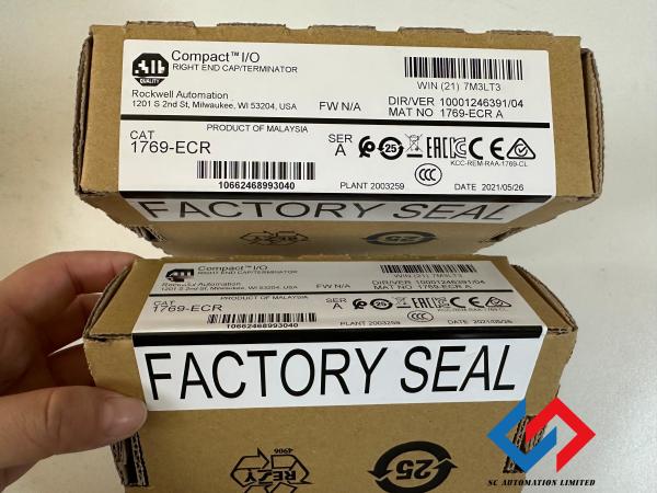 Quality White AB Compact Logix Right End Cap 1769-ECR for sale