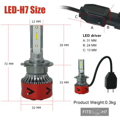 China Auto H7 LED Headlight / Car H7 LED Light, Car H4 Bulbs(9005,H1,H3,H4,H11), Car LED Light Supplier, Car LED Light Factory for sale