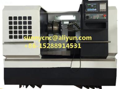 China Horizontal Flat Bed type CNC Wheel Lathe Machine Equipment With High Precision for sale