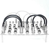 China Circular Coax Aircraft Cable Quick Connectors Plug & Socket 250V 50Hz for sale