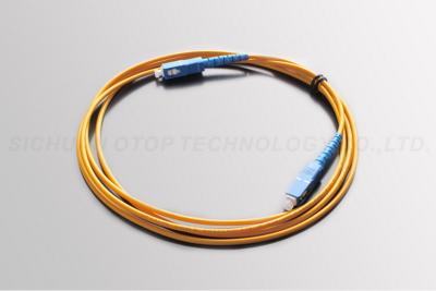 China Sc To Sc Fiber Patch Cable SC / UPC - SC / UPC  Connector 2.0mm / 3.0mm for sale