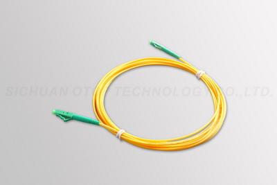China LC / APC - LC / APC Fiber Optic Patch Cord Simplex SM 2.0mm LZSH Cable for sale